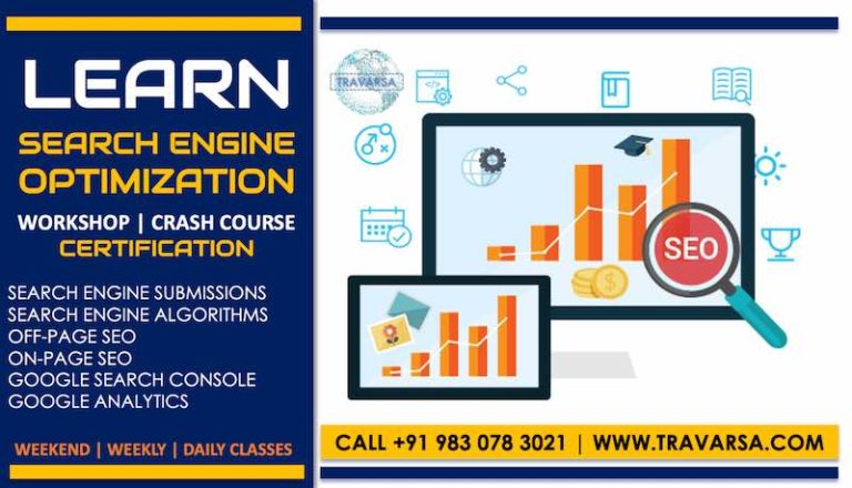 Search Engine Optimization Course Certification and Workshop | Travarsa